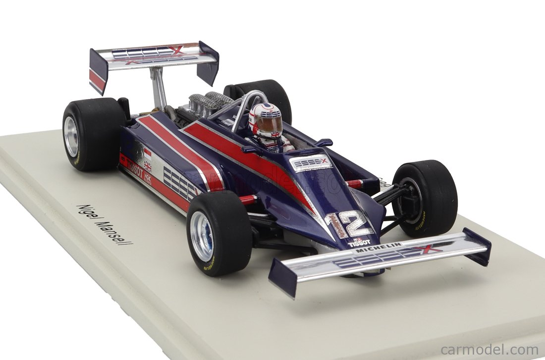 SPARK-MODEL S4287 Scale 1/43 | LOTUS F1 81 N 12 3rd BELGIUM GP 1981 ...