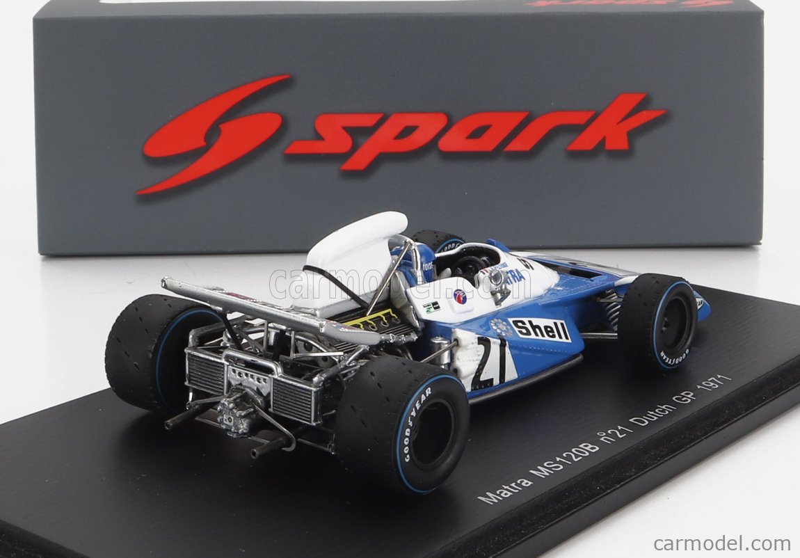 SPARK-MODEL S4308 Scale 1/43 | MATRA SIMCA F1 MS120B N 21 DUTCH GP 1971 ...