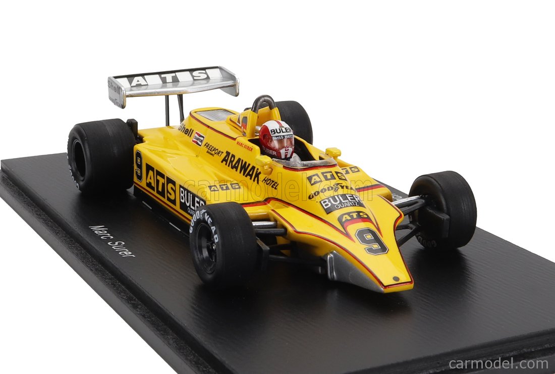SPARK-MODEL S4365 Масштаб 1/43 | ATS F1 D4 N 9 FRENCH GP 1980 MARC ...