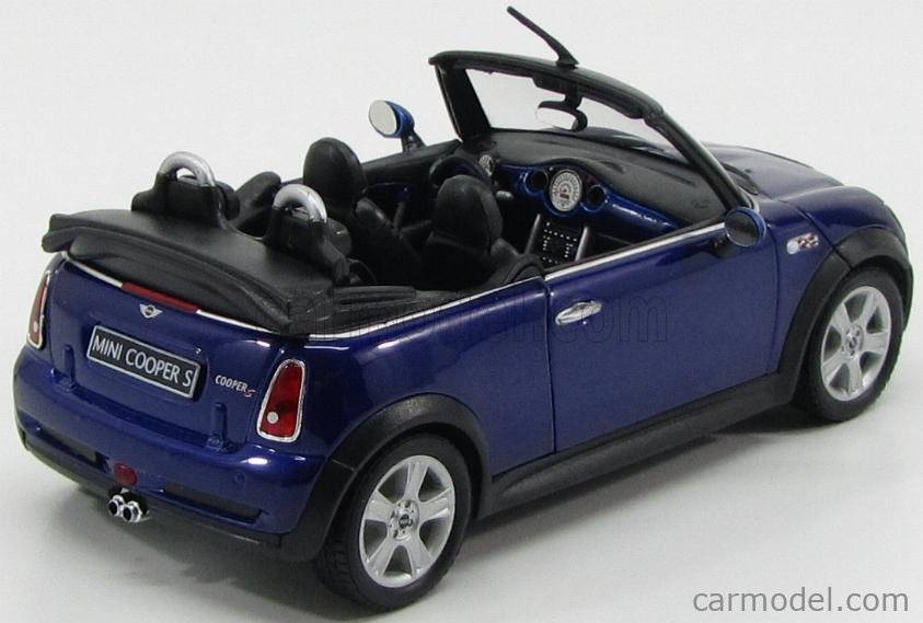 WELLY WE22461BL Scale 1/24 | MINI COOPER S SPIDER 2006 BLUE MET