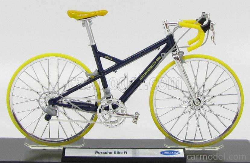 WELLY WE62571 Scale 1/10 | PORSCHE BIKE R BLUE YELLOW