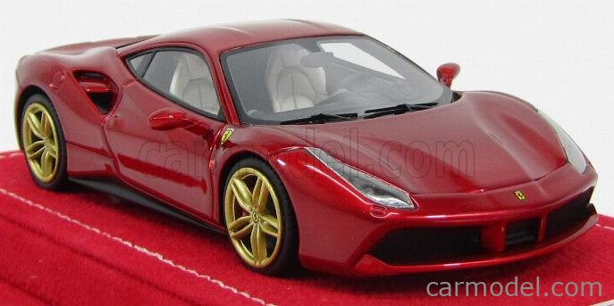 MR-MODELS 488GTBSE Scale 1/43 | FERRARI 488 GTB COUPE 2015 RED MET