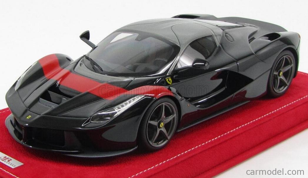 MR-MODELS FE09SE-4 Scale 1/18 | FERRARI LAFERRARI 2013 NERO DS GRIGIO ...