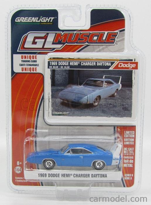 GREENLIGHT 13090 Scale 1/64 | DODGE CHARGER HEMI DAYTONA COUPE 1969 ...