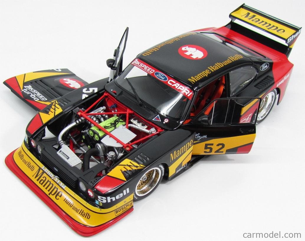 MINICHAMPS 100798652 Scale 1/18 | FORD ENGLAND CAPRI TURBO TEAM MAMPE ...
