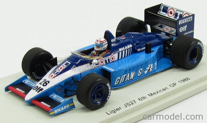 SPARK-MODEL S4266 Масштаб 1/43 | LIGIER F1 JS27 TEAM EQUIPE LIGIER N 26 ...