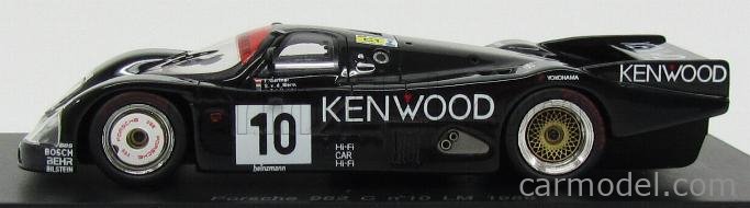 SPARK-MODEL KBS013 Scale 1/43 | PORSCHE 962C TEAM PORSCHE KREMER RACING N 10 24h LE MANS 1986 J ...