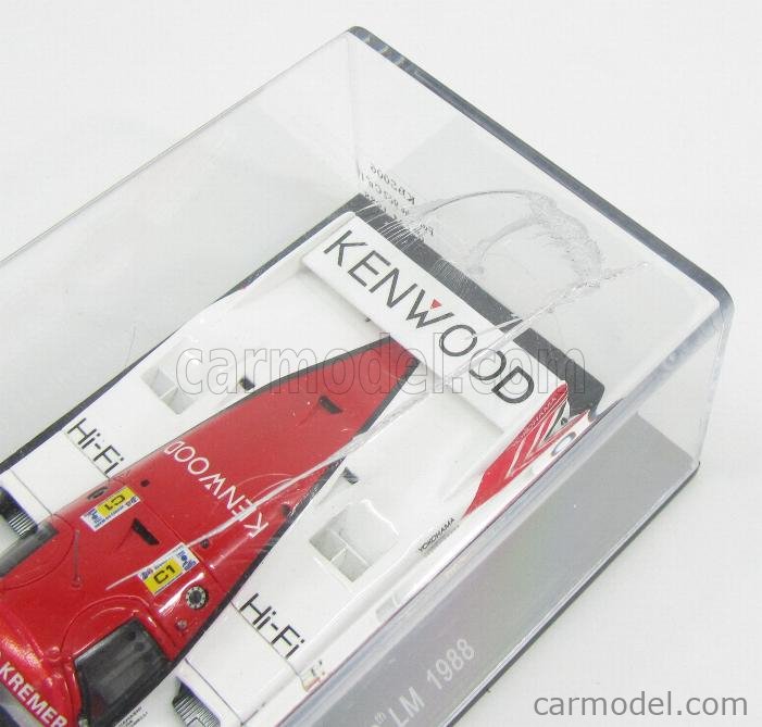 SPARK-MODEL KBS006 Scale 1/43 | PORSCHE 962 CK6 TEAM KENWOOD KREMER RACING N 10 24h LE MANS 1988 ...