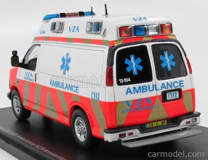 NEO SCALE MODELS NEO43598 Echelle 1/43 | CHEVROLET GMT600 VAN AMBULANCE ...