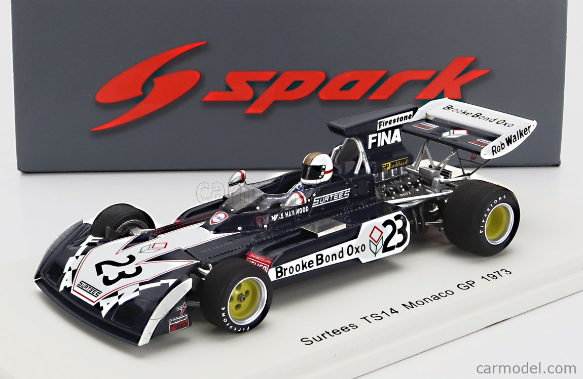 SPARK-MODEL S4002 Scale 1/43 | SURTEES F1 TS14 N 23 MONACO GP 1973 MIKE ...