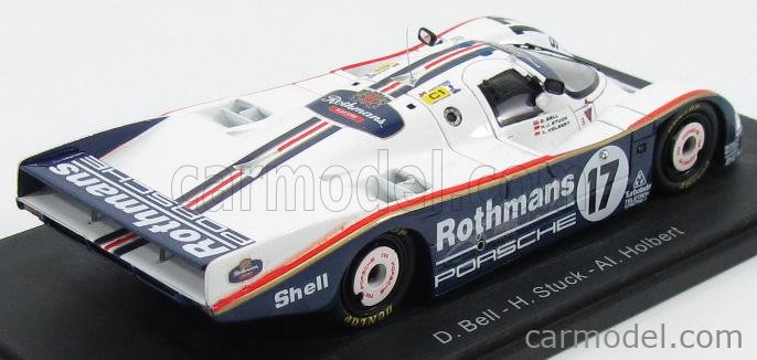 SPARK-MODEL S0942 Echelle 1/43 | PORSCHE 962C TEAM ROTHMANS PORSCHE AG N 17 WINNER 24h LE MANS ...
