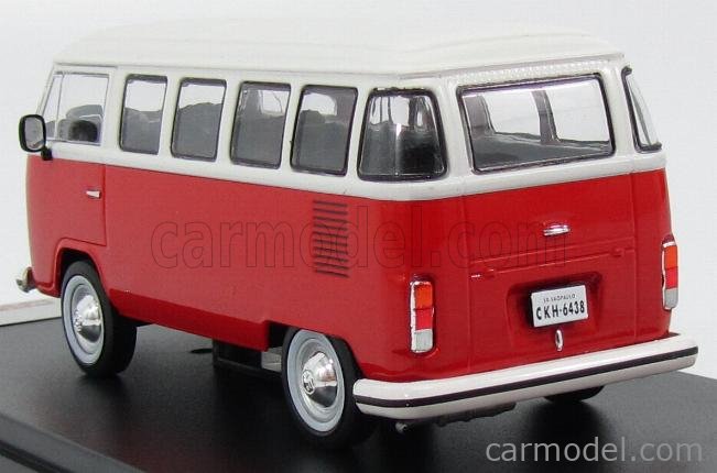 PREMIUM-X PRD344 Escala 1/43 | VOLKSWAGEN T2 KOMBI MINIBUS 1976 RED WHITE