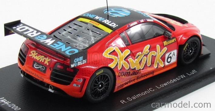 SPARK-MODEL AS005 Scale 1/43 | AUDI R8 LMS TEAM SKWIRK ONEWORLD BAR N ...