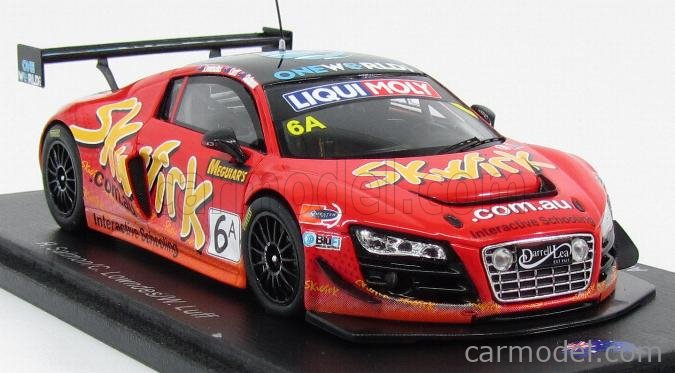 SPARK-MODEL AS005 Scale 1/43 | AUDI R8 LMS TEAM SKWIRK ONEWORLD BAR N ...