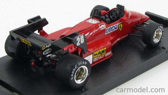 BRUMM R143-OLD Scala 1/43 | FERRARI F1 126 C4 N 28 1984 R.ARNOUX RED
