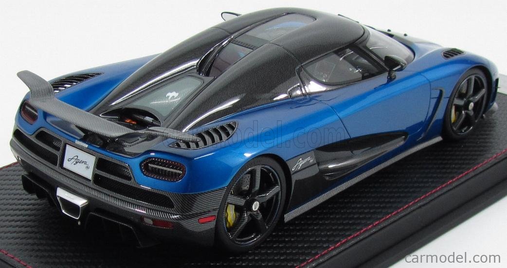 FRONTI-ART F041-10 Scale 1/18 | KOENIGSEGG AGERA HH 2015 BLUE MET CARBON