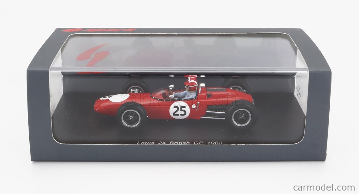 SPARK-MODEL S4271 Scale 1/43 | LOTUS F1 24 N 25 BRITISH GP 1963 JO ...