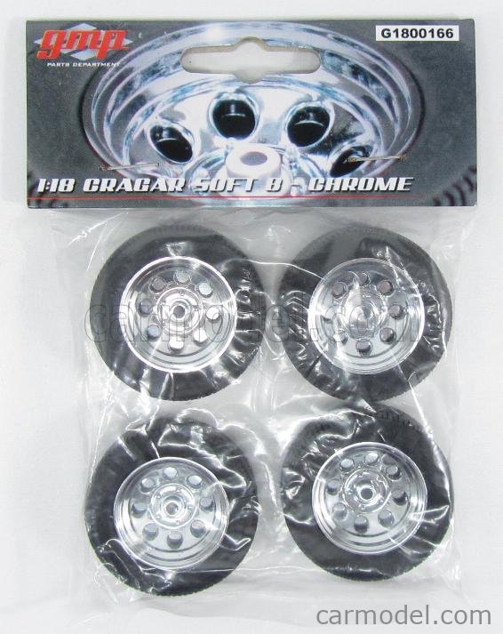 GMP 1800166 Scale 1/18 | ACCESSORIES SET 4X WHEEL - SET 4 ROUTE CRAGAR ...