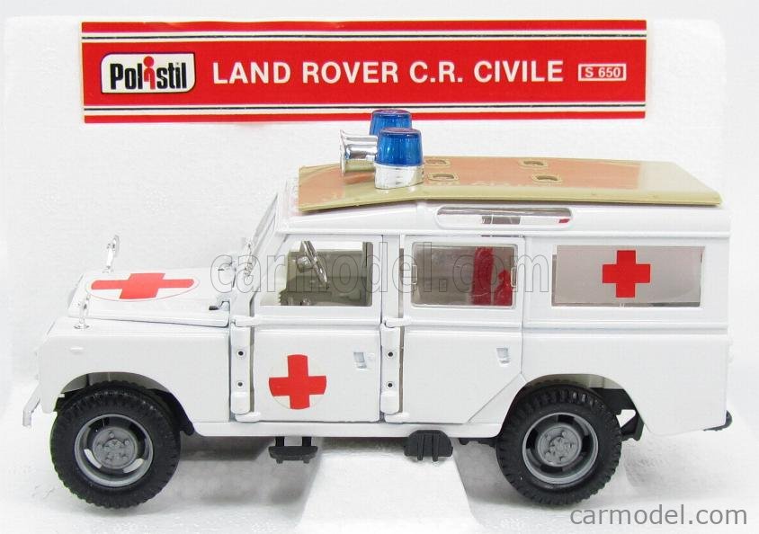 POLITOYS POLISTIL S650 Scale 1/25 | LAND ROVER C.R. CROCE ROSSA CIVILE ...
