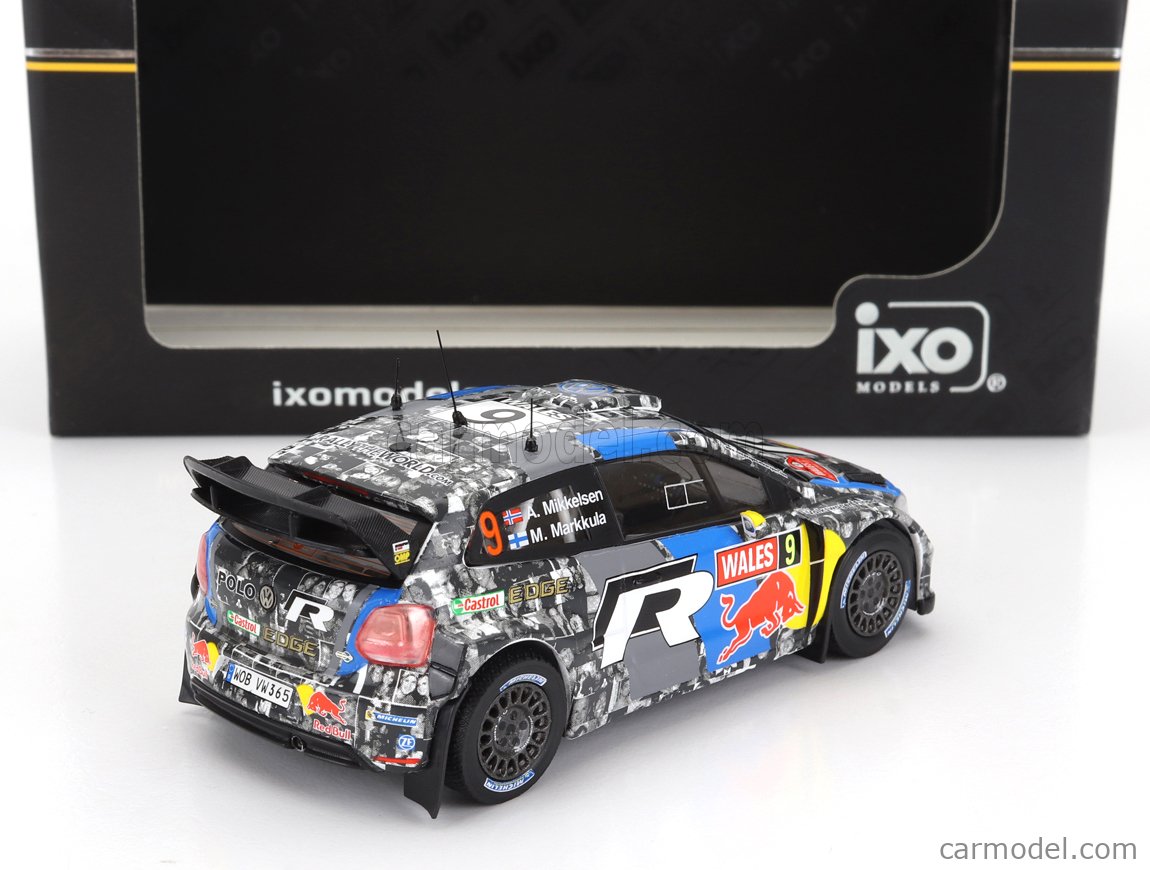 IXO-MODELS RAM565P Scale 1/43 | VOLKSWAGEN POLO R WRC VW MOTORSPORT RED ...