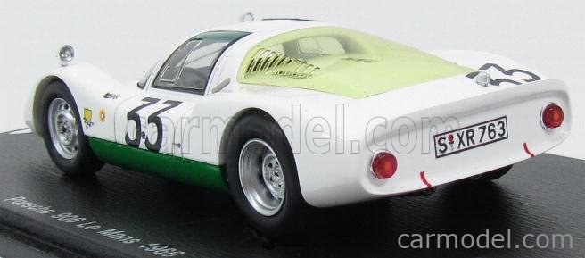 SPARK-MODEL S4489 Масштаб 1/43 | PORSCHE 906 N 33 24h LE MANS 1966 P ...