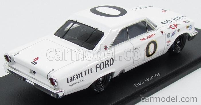 SPARK-MODEL S3601 Scale 1/43 | FORD USA GALAXY N 0 DAYTONA 500 1963 ...