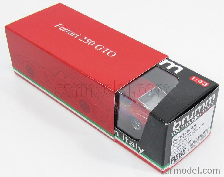BRUMM R566 Scale 1/43 | FERRARI 250 GTO 5111GT N 165 WINNER TOUR DE ...