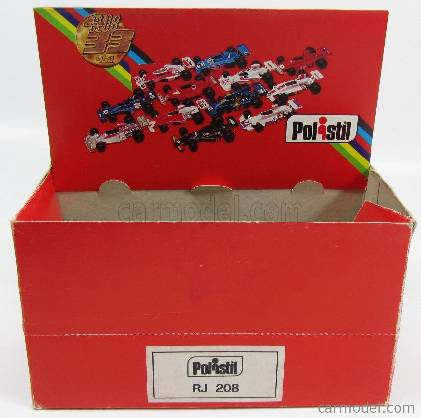 POLITOYS POLISTIL RJ208 Scale 1/55 | POLISTIL 48X F1 RJ SERIES TRADE ...