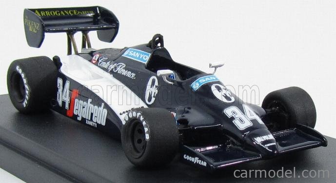 CP-MODEL 119/34 Scale 1/43 | THEODORE F1 183 N 34 SEASON 1983 J.CECOTTO ...