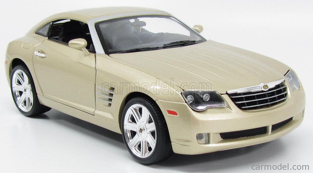 MAISTO 31140G Scale 1/18 | CHRYSLER CROSSFIRE COUPE 2005 GOLD MET