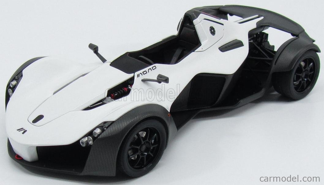 AUTOART 18111 Scale 1/18 | BAC MONO ROADSTER 2009 WHITE BLACK