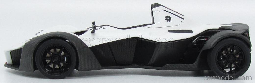 AUTOART 18111 Scale 1/18 | BAC MONO ROADSTER 2009 WHITE BLACK