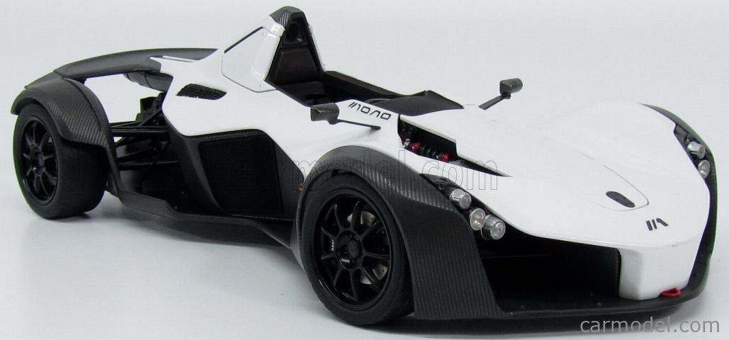 AUTOART 18111 Scale 1/18 | BAC MONO ROADSTER 2009 WHITE BLACK