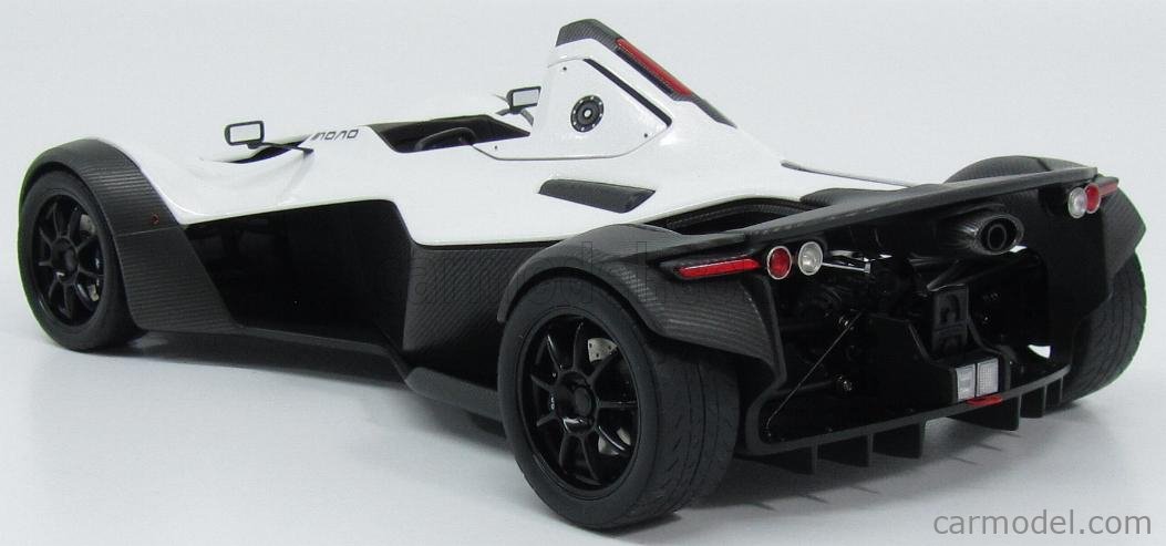AUTOART 18111 Scale 1/18 | BAC MONO ROADSTER 2009 WHITE BLACK