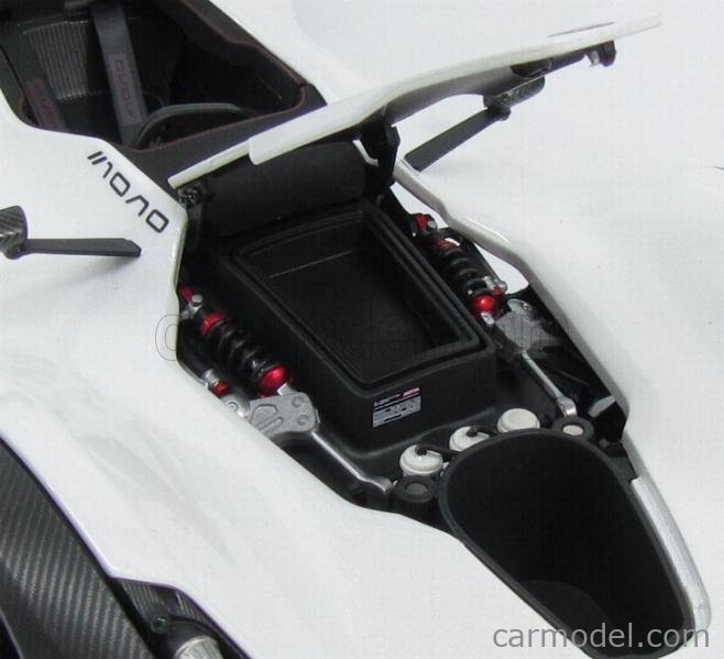 AUTOART 18111 Scale 1/18 | BAC MONO ROADSTER 2009 WHITE BLACK
