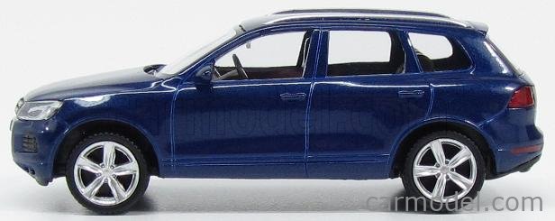 RMZ-MODELS 444014BL Scale 1/43 | VOLKSWAGEN TOUAREG 2010 BLUE MET