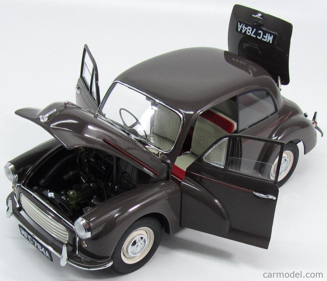 SUN-STAR 04784 Scale 1/12 | MORRIS MINOR 1000 SALOON 1963 BROWN