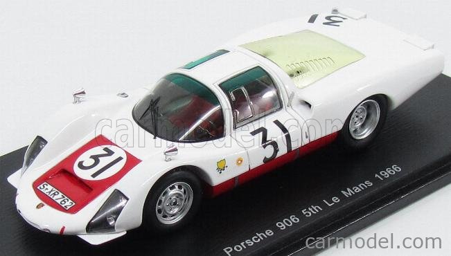 SPARK-MODEL S4487 Scala 1/43 | PORSCHE 906 N 31 5th 24h LE MANS 1966 H ...