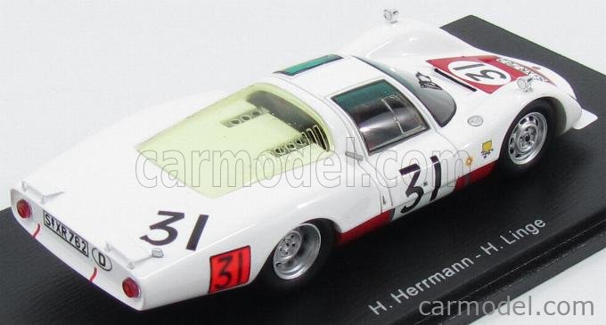 SPARK-MODEL S4487 Scala 1/43 | PORSCHE 906 N 31 5th 24h LE MANS 1966 H ...