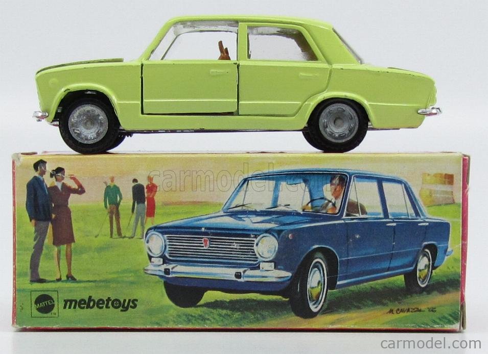 MEBETOYS MATTEL A16 Scale 1/43 | TOFAS FIAT MURAT 124 1965 YELLOW