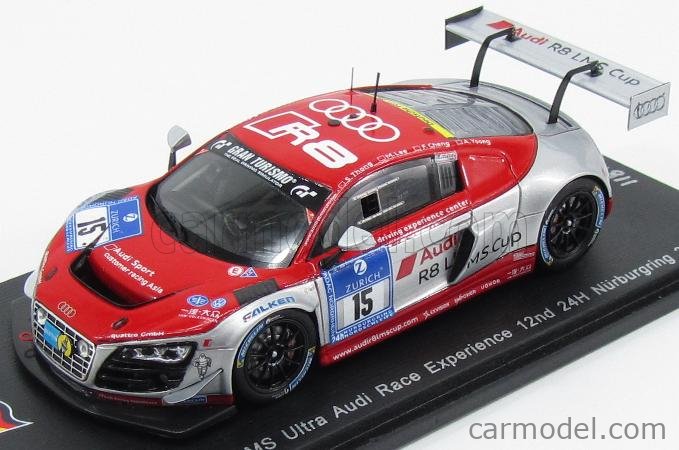 SPARK-MODEL SG187 Scale 1/43 | AUDI R8 LMS TEAM AUDI ULTRA RACE EXPERIENCE N 15 24h NURBURGRING ...