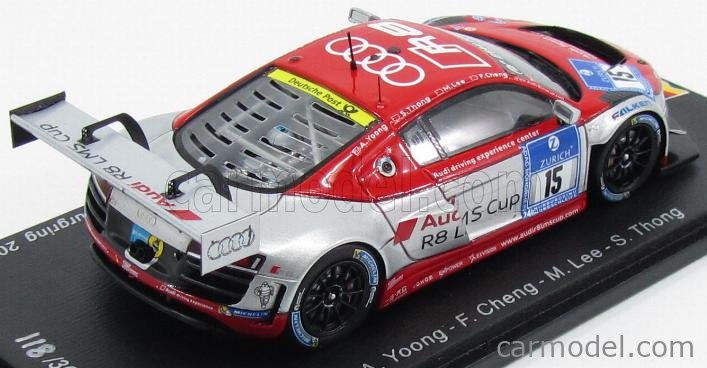 SPARK-MODEL SG187 Scale 1/43 | AUDI R8 LMS TEAM AUDI ULTRA RACE EXPERIENCE N 15 24h NURBURGRING ...