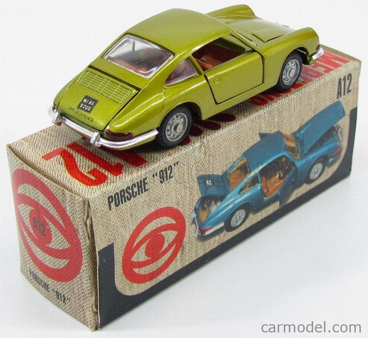 MEBETOYS MATTEL A12 Scale 1/43 | PORSCHE 911 912 (2 ISSUE) YELLOW MET