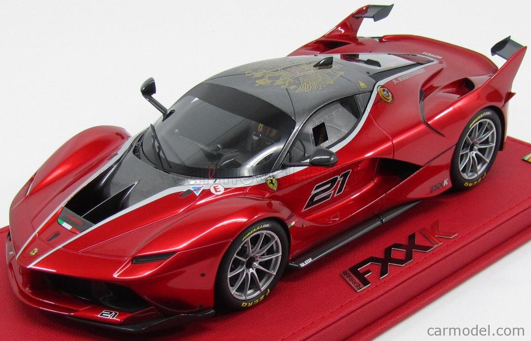 BBR-MODELS P18119E Echelle 1/18 | FERRARI FXX-K N 21 2015 ROSSO FUOCO ...