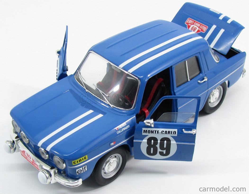 SOLIDO 9014 Scale 1/18 | RENAULT R8 GORDINI N 89 RALLY MONTECARLO 1969 ...