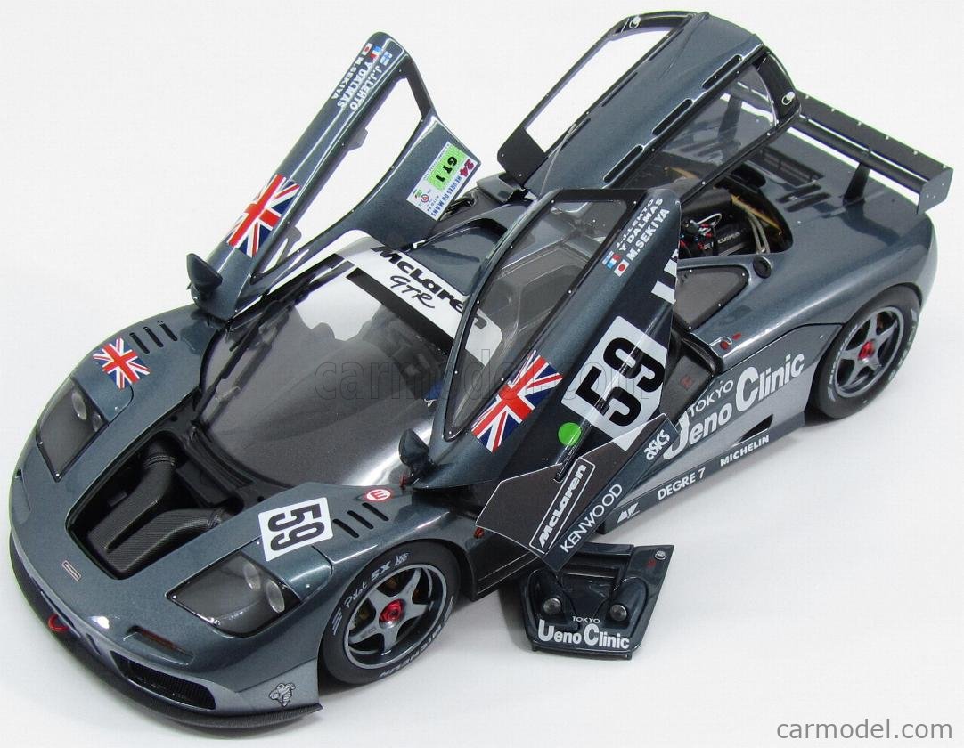 TRUESCALE TSM131805 Scale 1/18 | McLAREN F-1 GTR TEAM KOKUSAI KAIHATSU RACING N 59 WINNER 24h LE ...