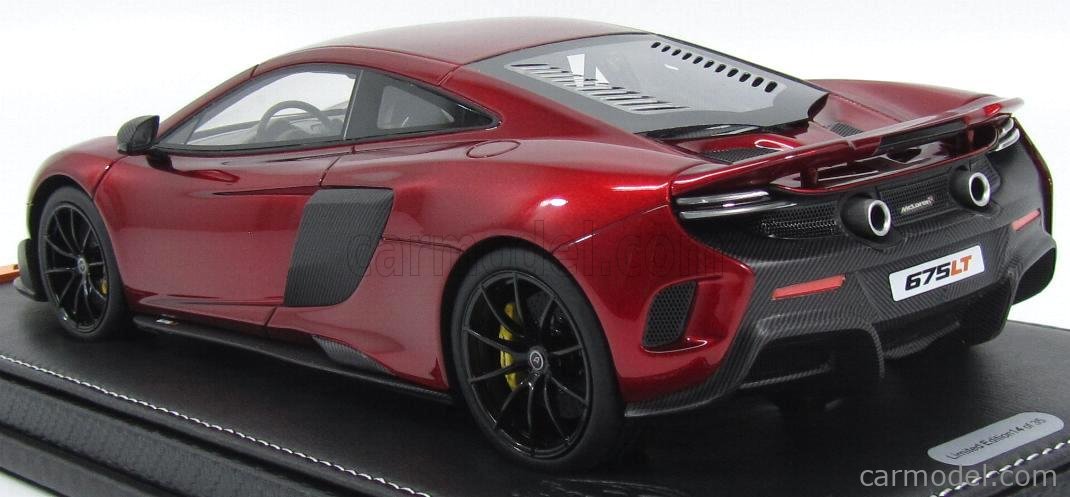 TECNOMODEL TMEX18-01F Escala 1/18 | McLAREN 675LT 2015 VOLCANO RED MET
