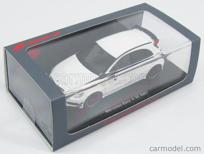 SPARK-MODEL S1074 Scale 1/43 | MERCEDES BENZ A-CLASS A45 AMG 2015 WHITE