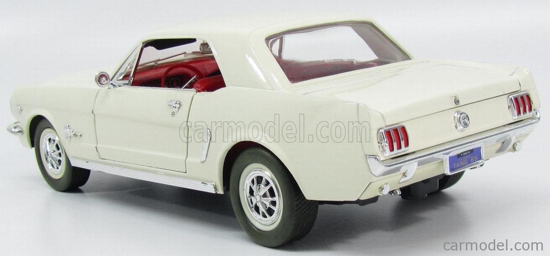 MIRA 6113 Echelle 1/18 | FORD USA MUSTANG SPIDER HARD-TOP 1964 WHITE