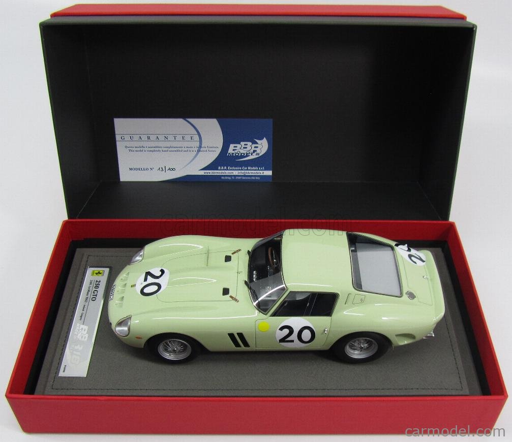 BBR-MODELS BBR1809 Masstab: 1/18 | FERRARI 250 GTO TEAM LAYSTALL RACING ...